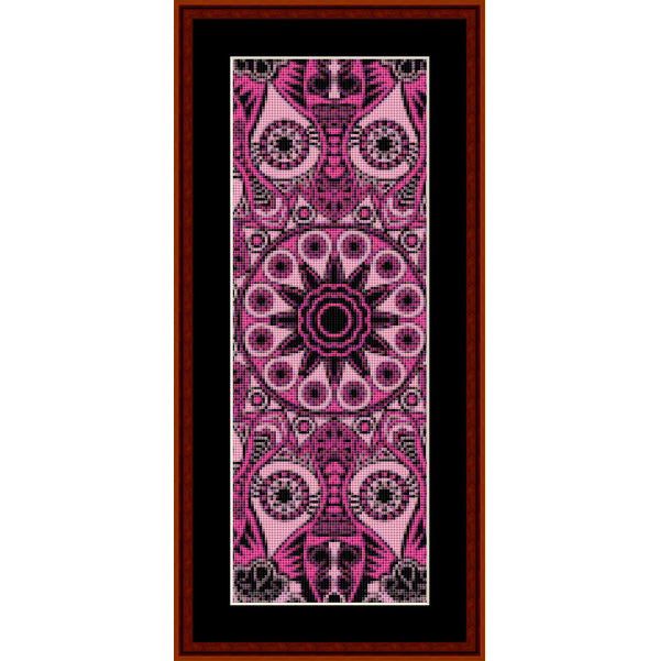Counted Cross Stitch Pattern: Fractal 502 bookmark – Cross Stitch ...