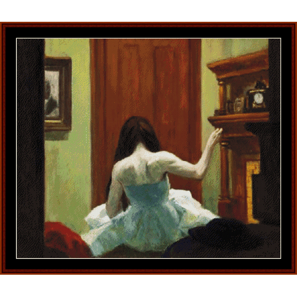 New York Interior, 1921 - Edward Hopper pdf cross stitch pattern ...