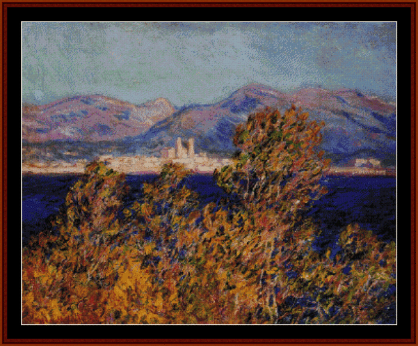 Mistral Wind - Claude Monet pdf cross stitch pattern – Cross Stitch ...